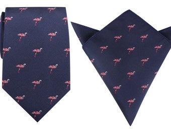 Flamingo necktie | Etsy