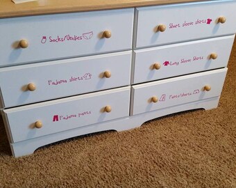 Dresser labels | Etsy