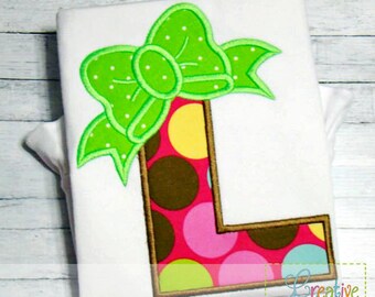 Alphabet Applique Design 4 Sizes Machine Embroidery Design