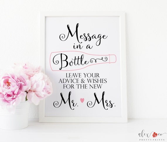 Message in a Bottle Printable.