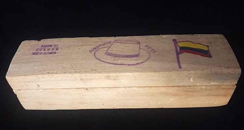 Ecuador Balsa box Hat box Panama hat box Hat shipping box Handmade box ...