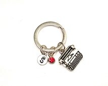 Popular items for typewriter key ring on Etsy