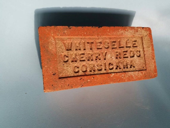 Vintage Brick Rustic Brick Cherry Red Corsicana TX Vintage
