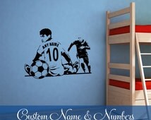 Unique football wall decal related items | Etsy
