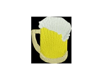 Beer embroidery | Etsy