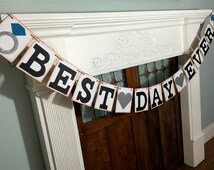 Unique best day ever banner related items | Etsy