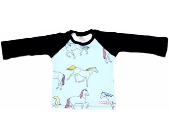 Half Birthday Shirt Gold Glitter Arrow Pink Girl Baby Raglan