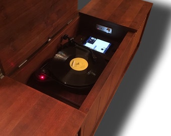 Vintage Stereo Consoles with Modern Audio by RetroModRadio on Etsy