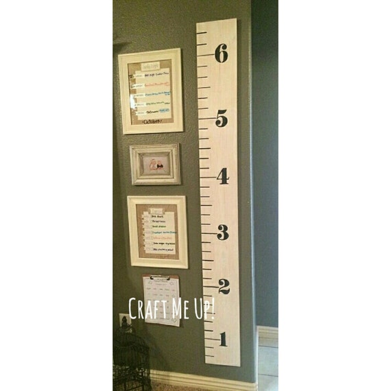 ENGRAVED GROWTH CHART-wall ruler-6 foot by CraftMeUpDecor on Etsy