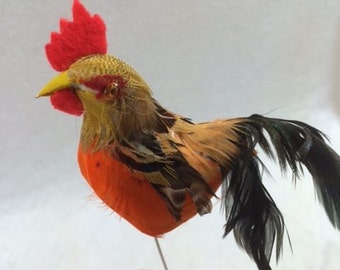 Rooster cake topper | Etsy