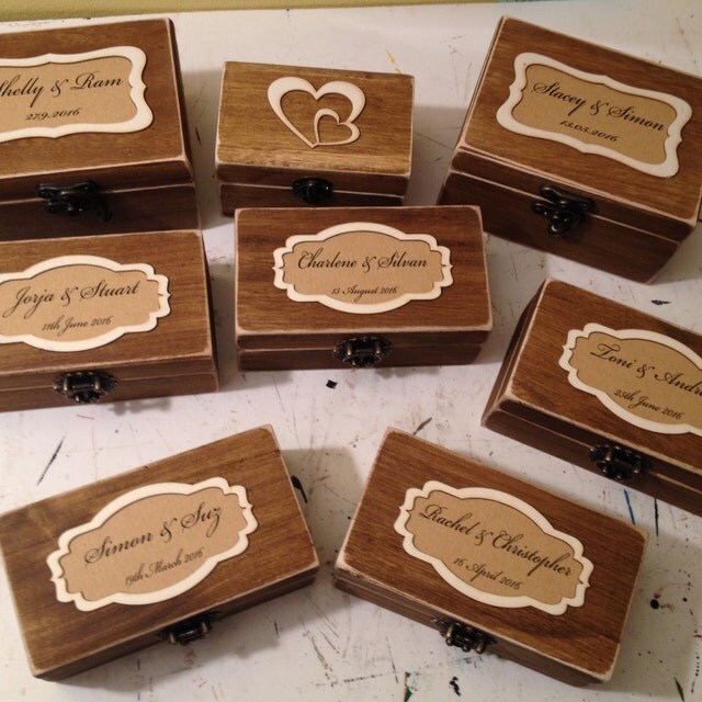 Rustic jewelry box. Ring Bearer Box Wedding box by ArtDidi on Etsy