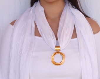 Scarf ring | Etsy