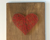 Popular items for string art heart on Etsy