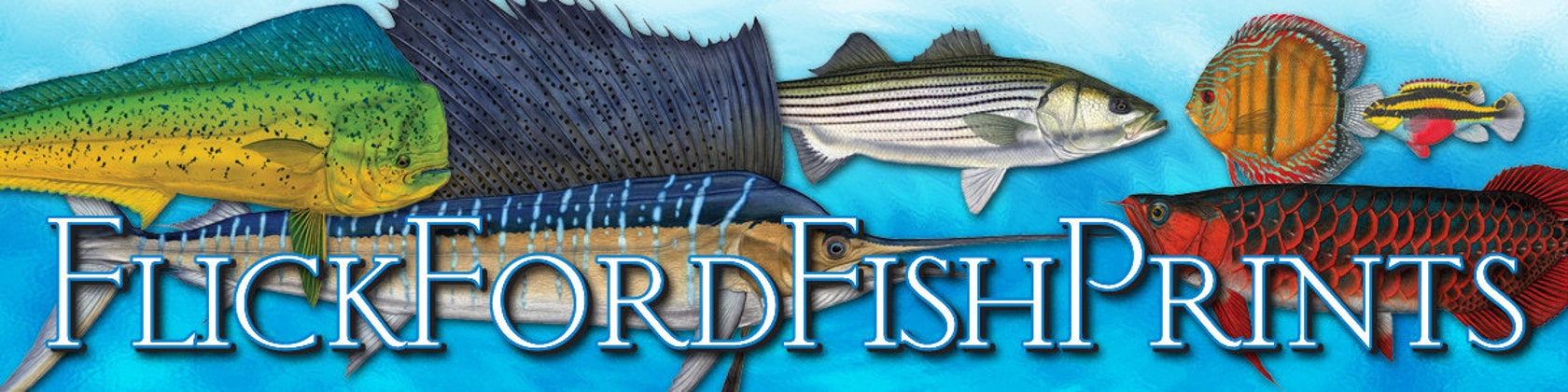 Exquisite Fish Prints by FlickFordFishPrints on Etsy