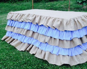 Ruffle tablecloth | Etsy