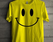 Popular items for smiley face shirt on Etsy