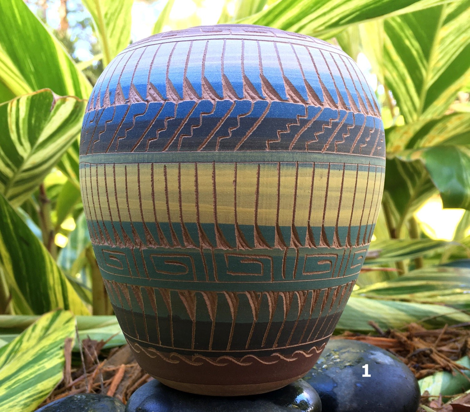 Navajo Vase Navajo Pottery Navajo Art by NewEarthGiftAndBeads