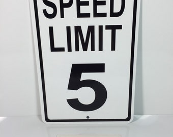 Speed limit sign | Etsy