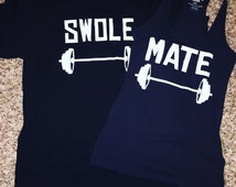 Popular items for swole mate on Etsy
