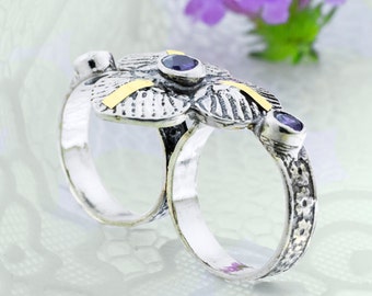 Two finger ring | Etsy