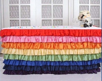 Colorful tablecloth | Etsy