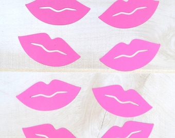 Lip cut outs | Etsy