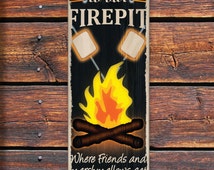 Popular items for wood camping sign on Etsy