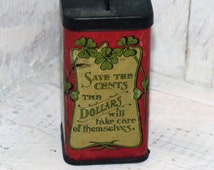 Unique vintage coin bank related items | Etsy