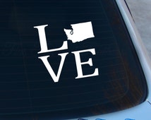 Popular items for washington sticker on Etsy