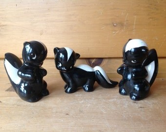 Ceramic skunk | Etsy