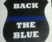 Unique back the blue related items | Etsy
