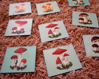 Mushroom tile | Etsy