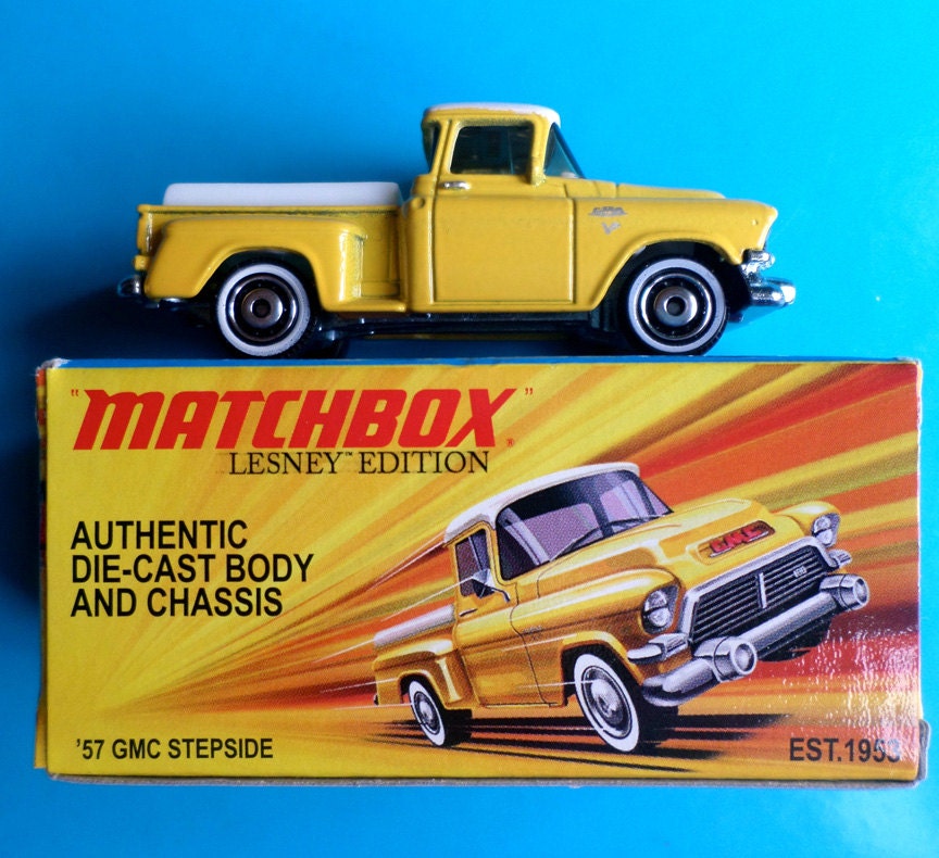 Vintage style '57 GMC STEPSIDE Matchbox