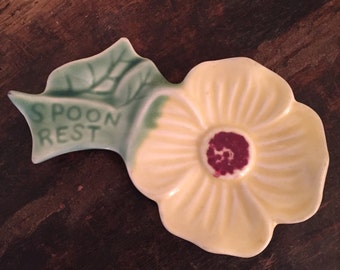 Vintage spoon rest | Etsy