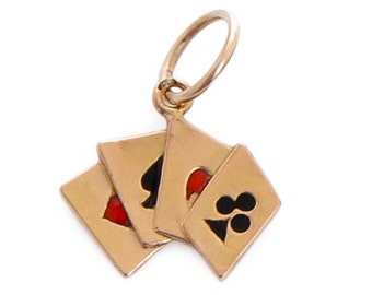 Playing card jewelry | Etsy