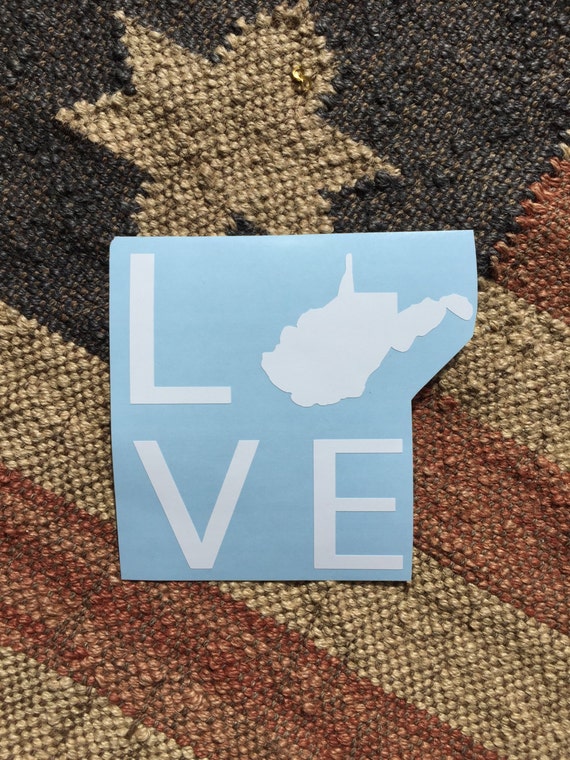 West Virginia State Car Decal Home Decal by WildnFreeBoutique