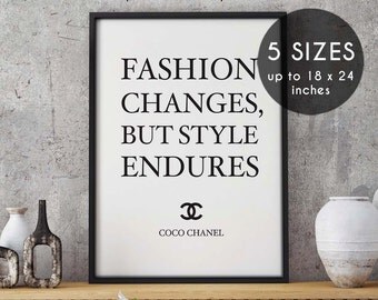 Articles uniques correspondant à chanel poster | Etsy