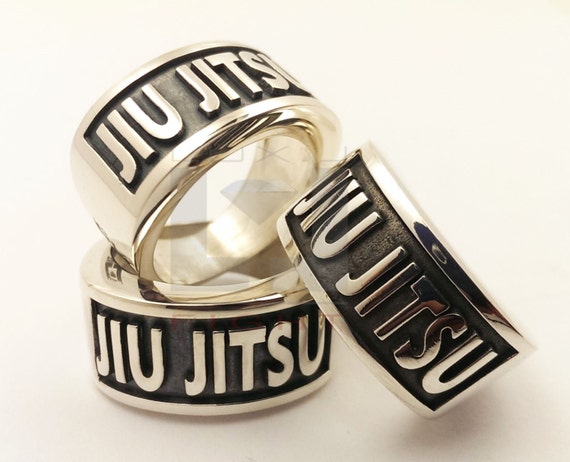 JIU JITSU Ring Brazilian Jiu-Jitsu BJJ Martial Arts mma