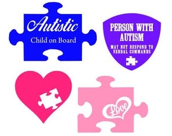 Autism decals | Etsy