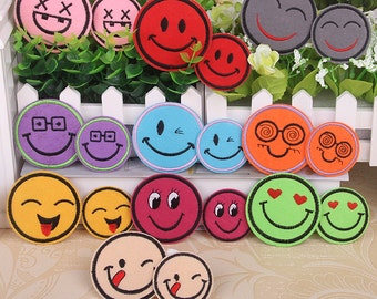 Unique emoji patch related items | Etsy