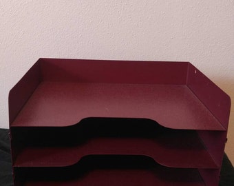 Metal paper tray | Etsy