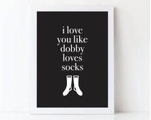 Unique dobby socks related items | Etsy