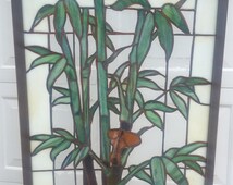 Unique stained glass bamboo related items | Etsy