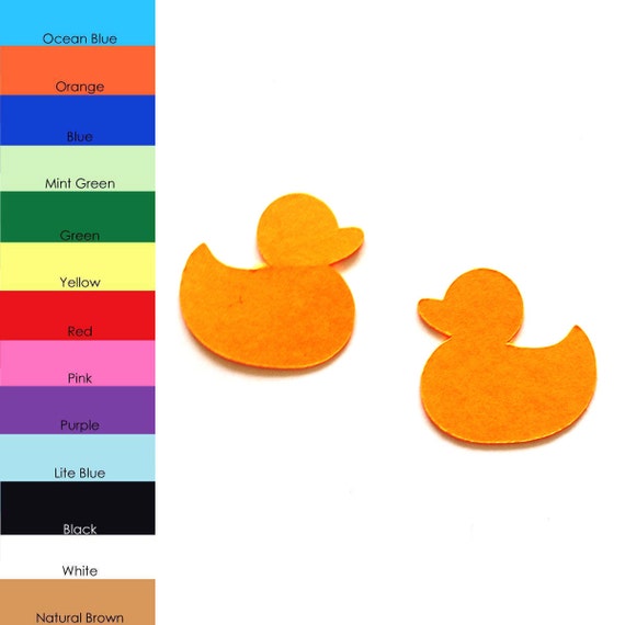 25 Pack Paper Duck Shape Duck Die Cut Duck Cut Outs Paper