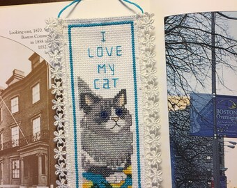 Needlepoint bookmark | Etsy