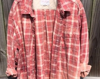 Bleached flannel | Etsy