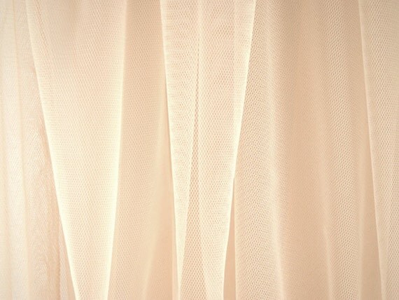 Solid Beige/Nude Tulle ultra-fine tulle with soft feel and