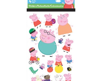Peppa pig stickers | Etsy