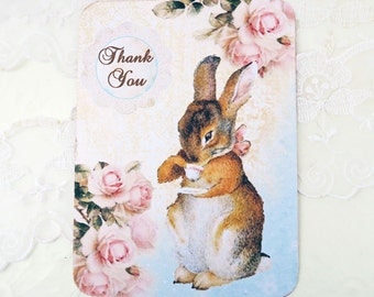 Bunny thank you | Etsy