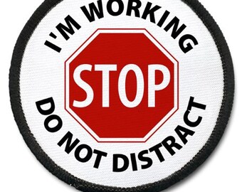 Unique stop sign patch related items | Etsy